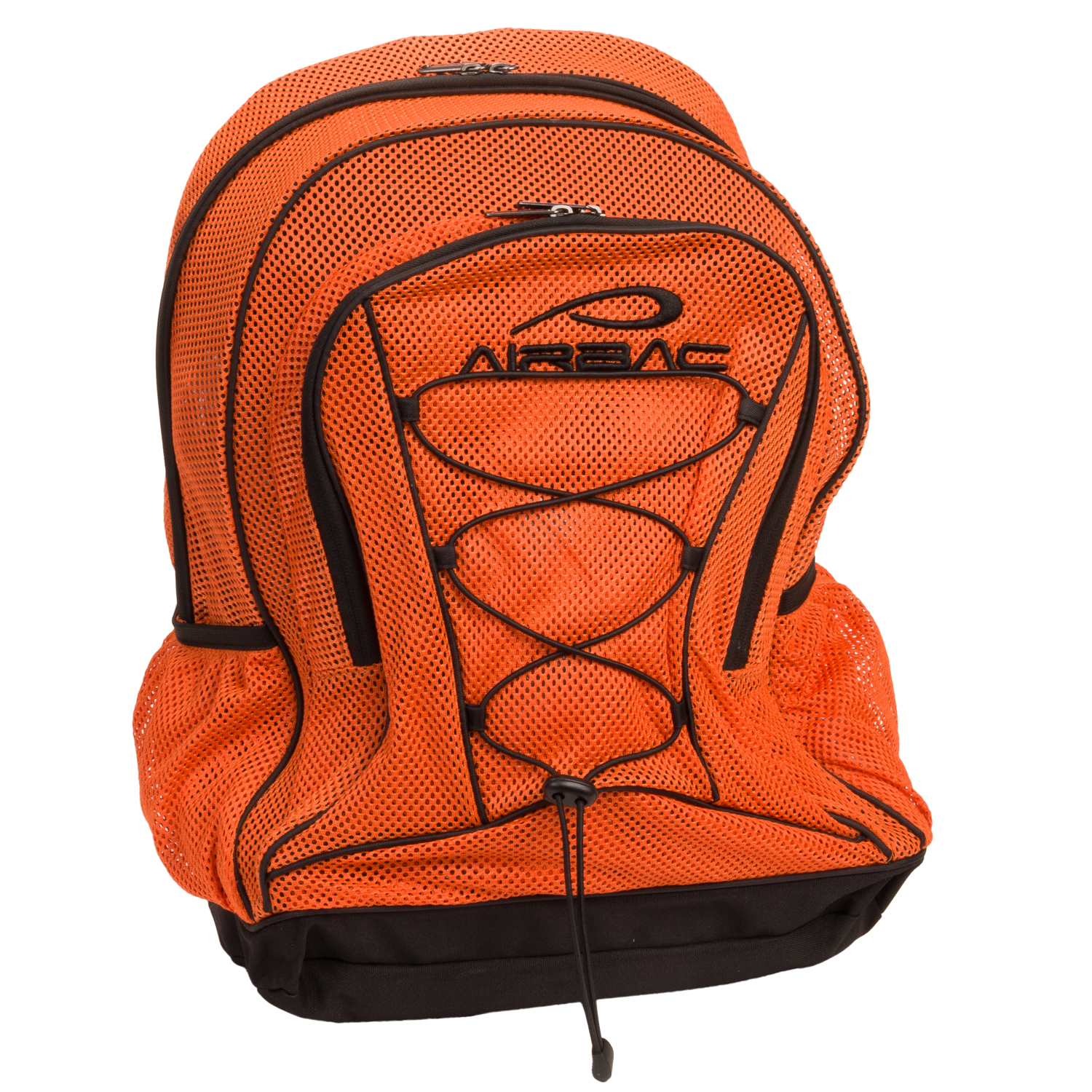 AIRBAC Mens Orange Mesh Lightweight School Sports Travel Laptop ...