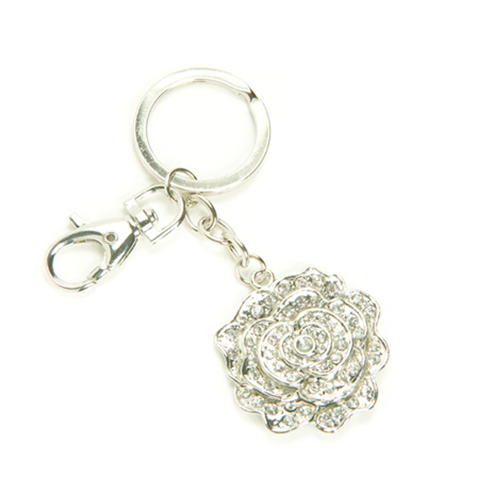 Crystal Rhinestone Keychain Key Ring w/ Clasp | eBay